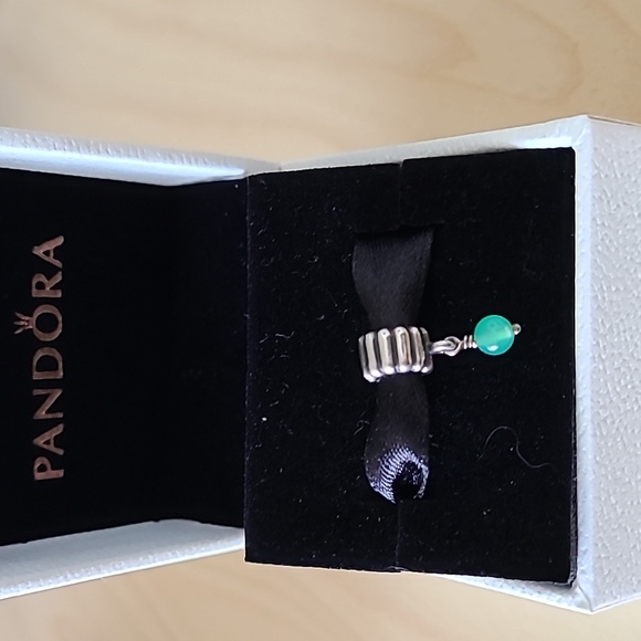 Pandora | Jewelry | Euc Rare Retired Pandora Green Dangle Charm | Poshmark